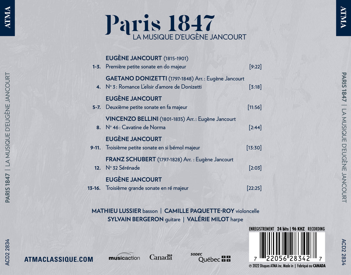 Paris 1847 - CD – Anemone13